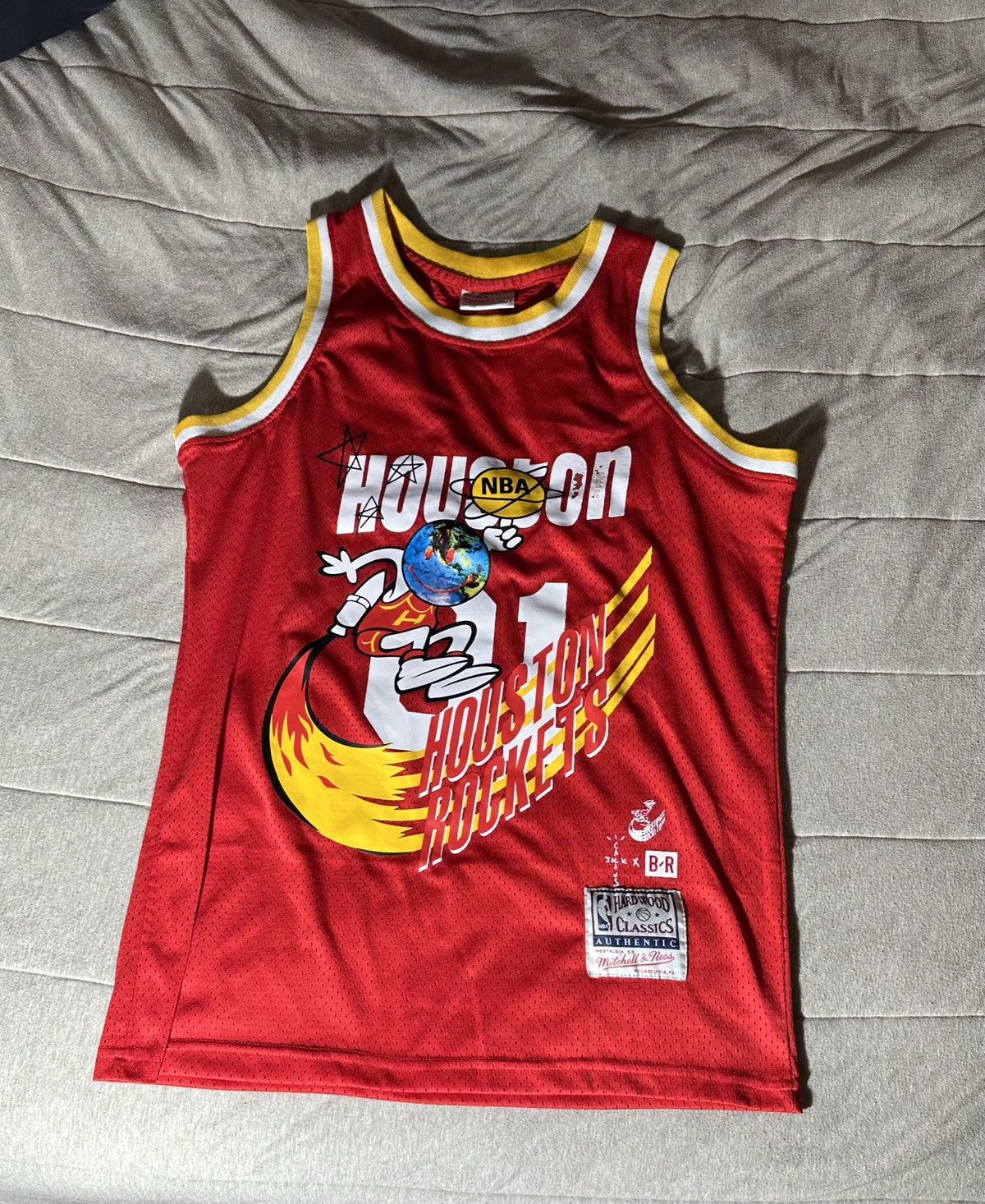Travis Scott LIMITED EDITION 2019 Cactus Jack Houston Rockets Jersey ...