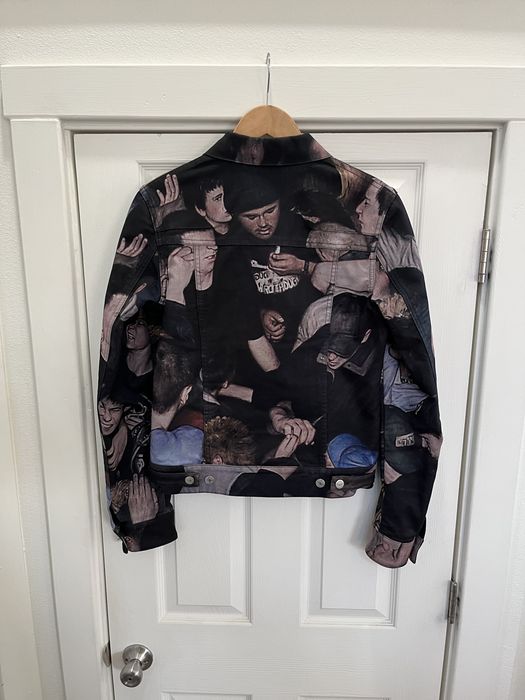 Dior Dan Witz FW17 Moshpit Denim Jacket 46 | Grailed