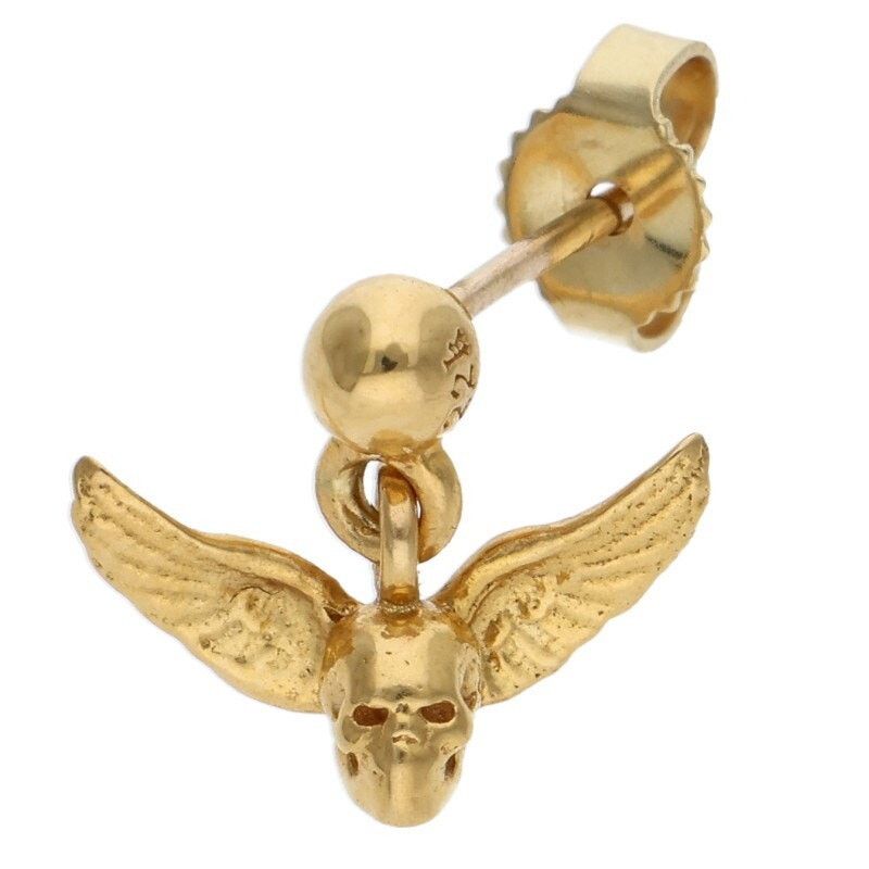 Chrome Hearts Chrome Hearts 22k Yellow Gold Mahalia Earring | Grailed