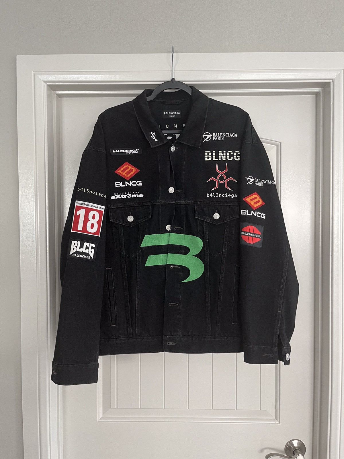 Balenciaga Balenciaga Gamer Denim Jacket | Grailed