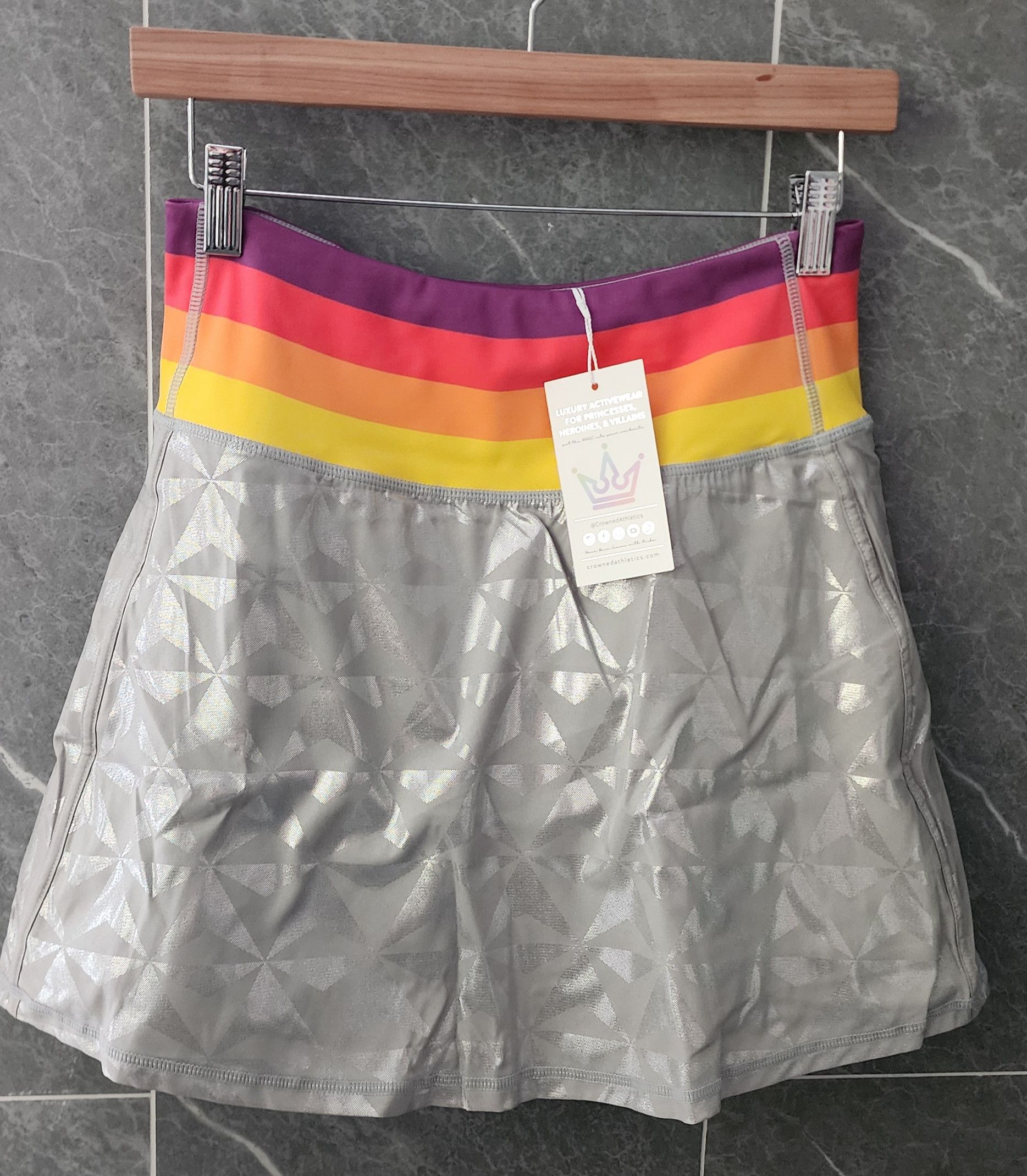 Other NWT Crowned Athletics Geodesic Icon Day Athletic Skort M | Grailed