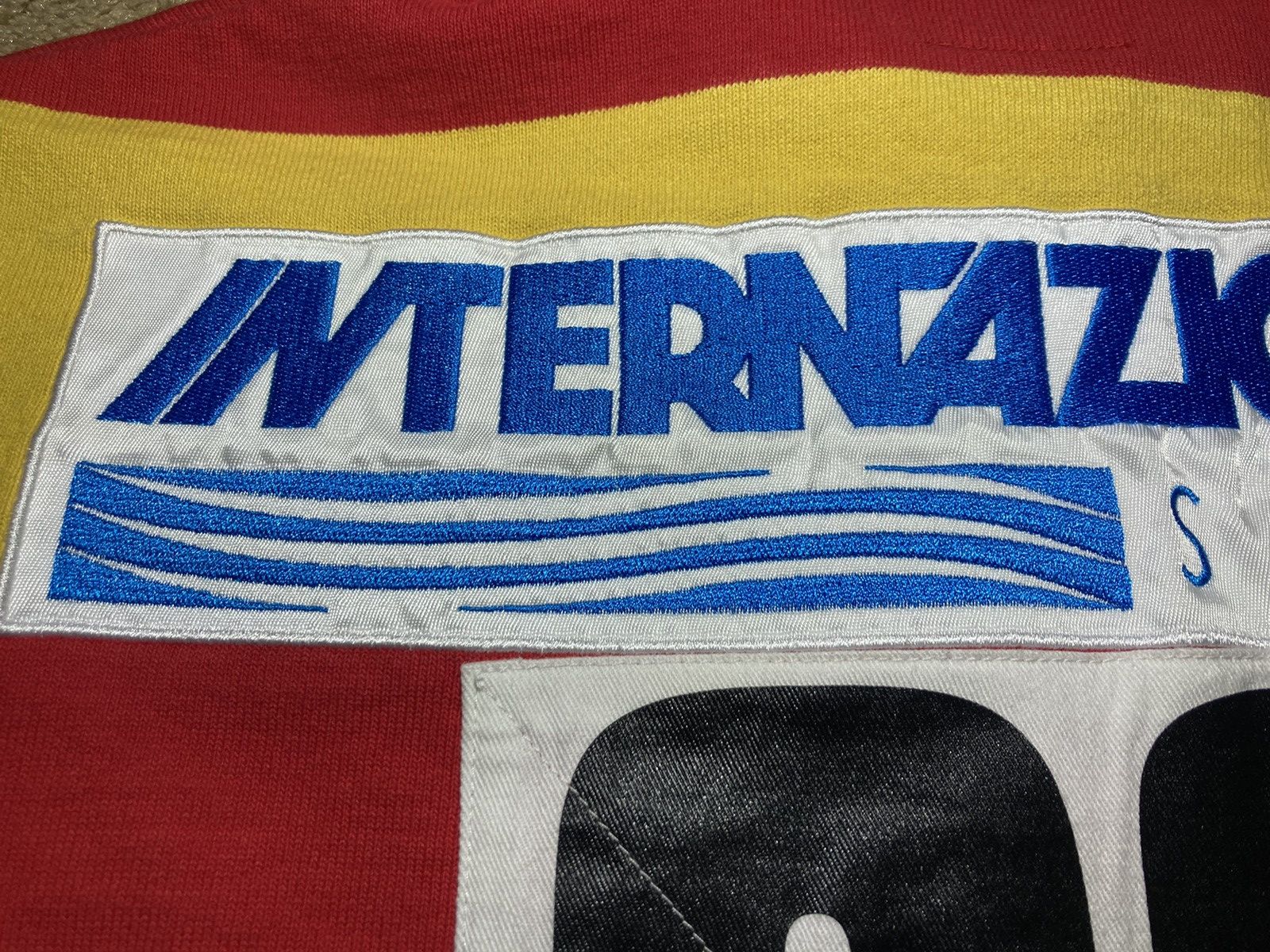 Supreme 2022 Supreme Sports Racing Car Striped Rugby Decal Logo SS22 ...