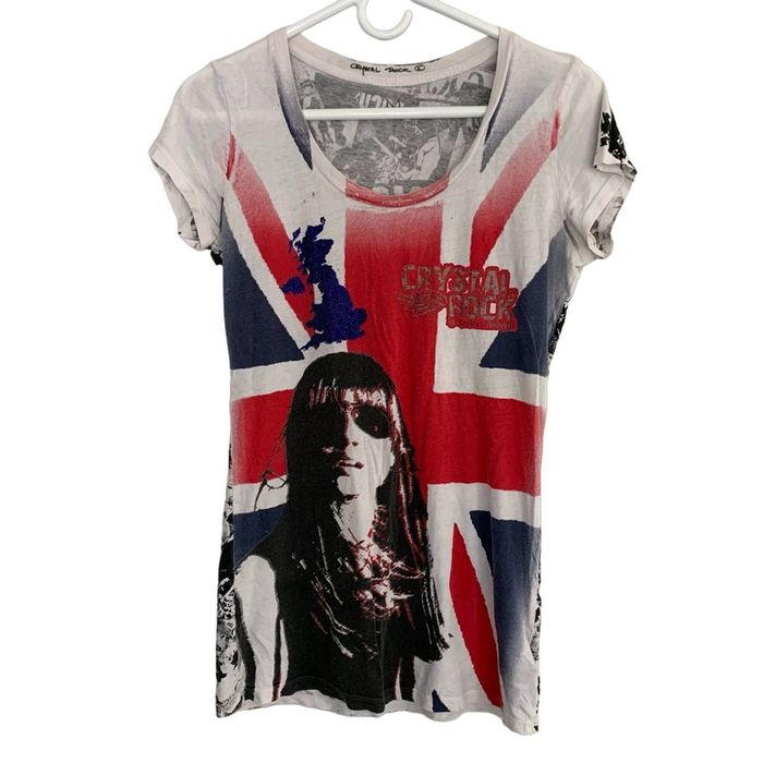 Christian Audigier VINTAGE CRYSTAL ROCK BY AUDIGIER UK PUNK ROCK AOP ...