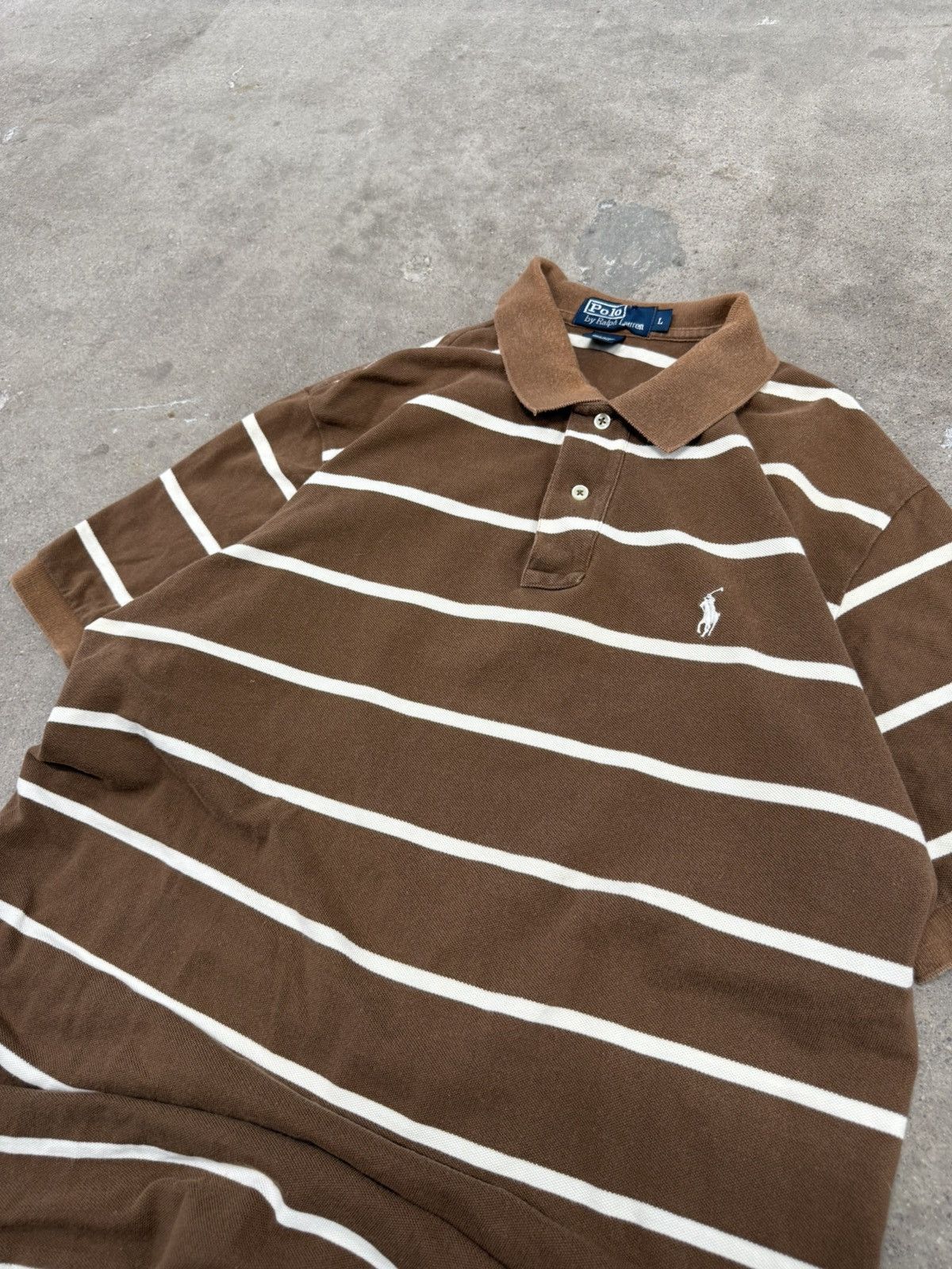Kanye West VINTAGE KANYE WEST STYLE POLO RALPH LAUREN STRIPED POLO ...