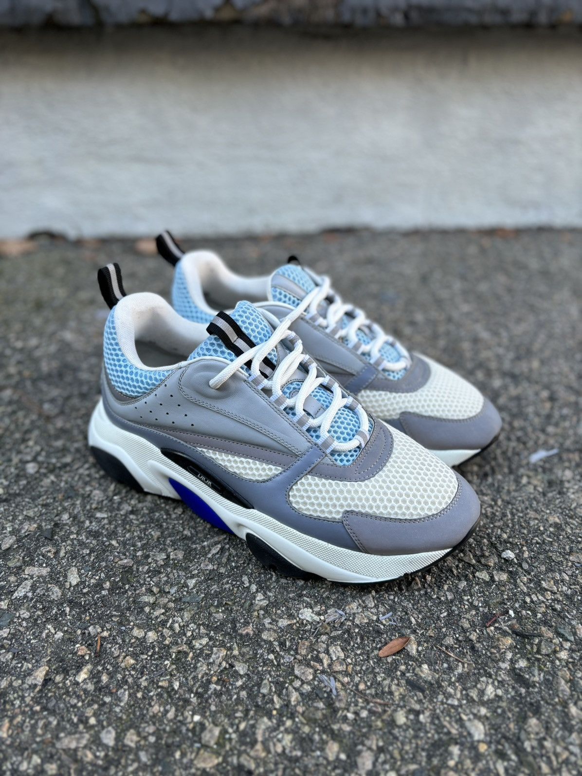 Dior Blue and Grey B22 Runners | Grailed