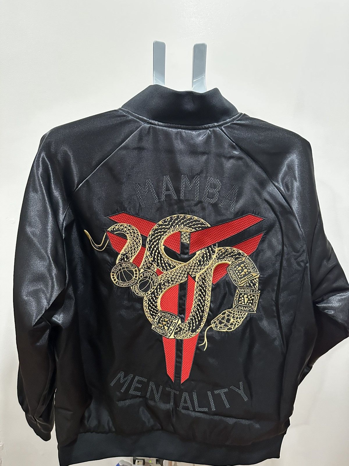 Nike Kobe “Mamba Mentality” Black Bomber Jacket | Grailed