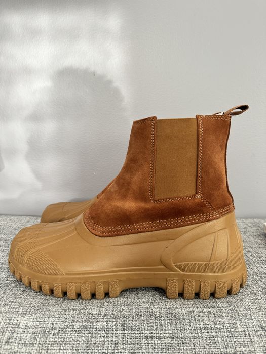 Diemme Balbi Cognac Suede Chelsea Duck Boots | Grailed