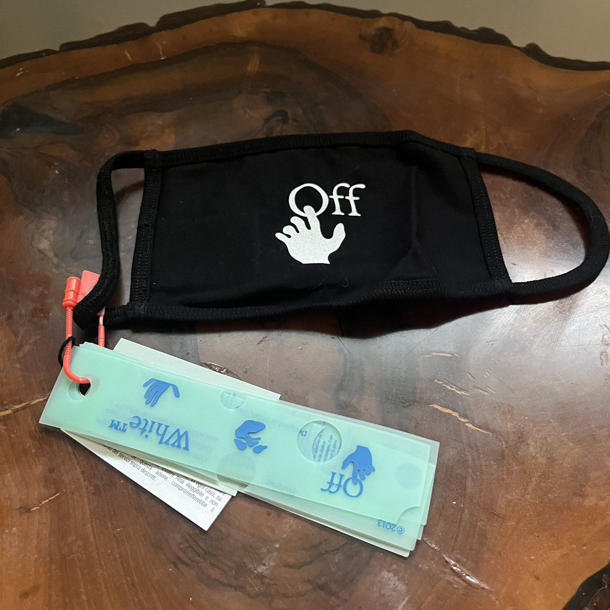 Off-White Hand Logo Mask | Grailed