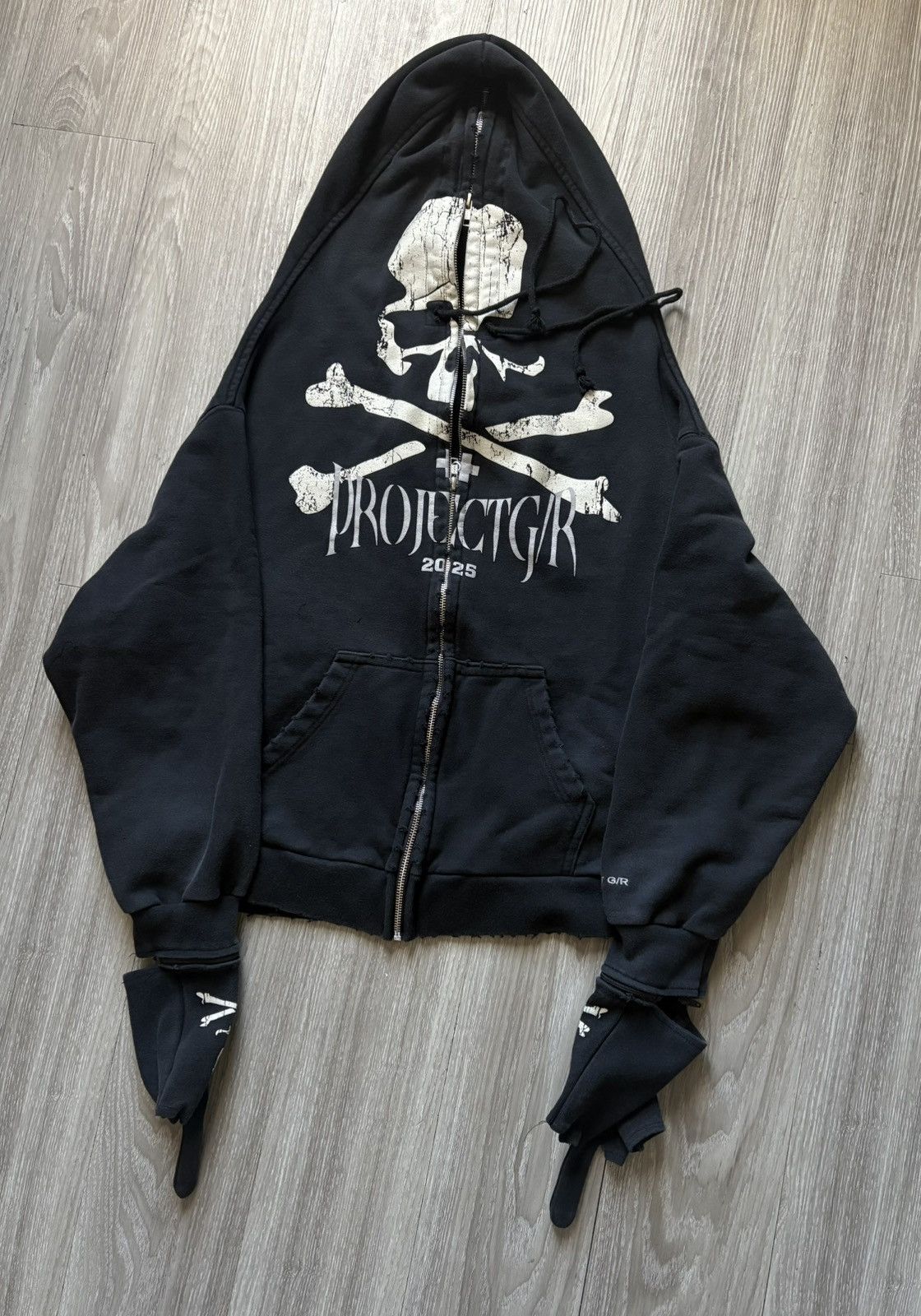 Mastermind Japan × PROJECT G/R Mastermind X Project G/R zygon zip hoodie | Grailed