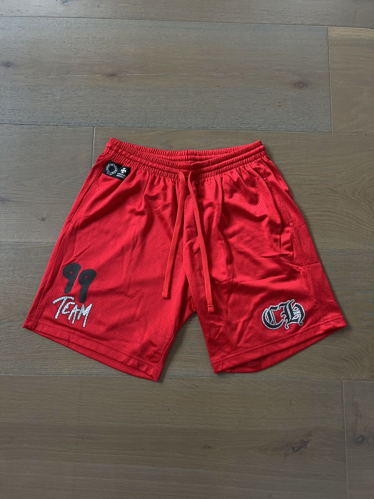 Chrome Hearts Matty Boy Red Form Mesh Shorts | Grailed