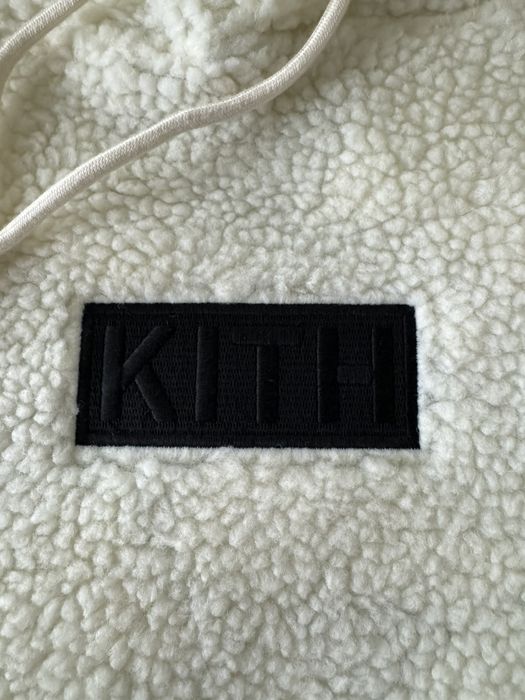 Kith Kith x Disney Sherpa Hoodie Natural | Grailed