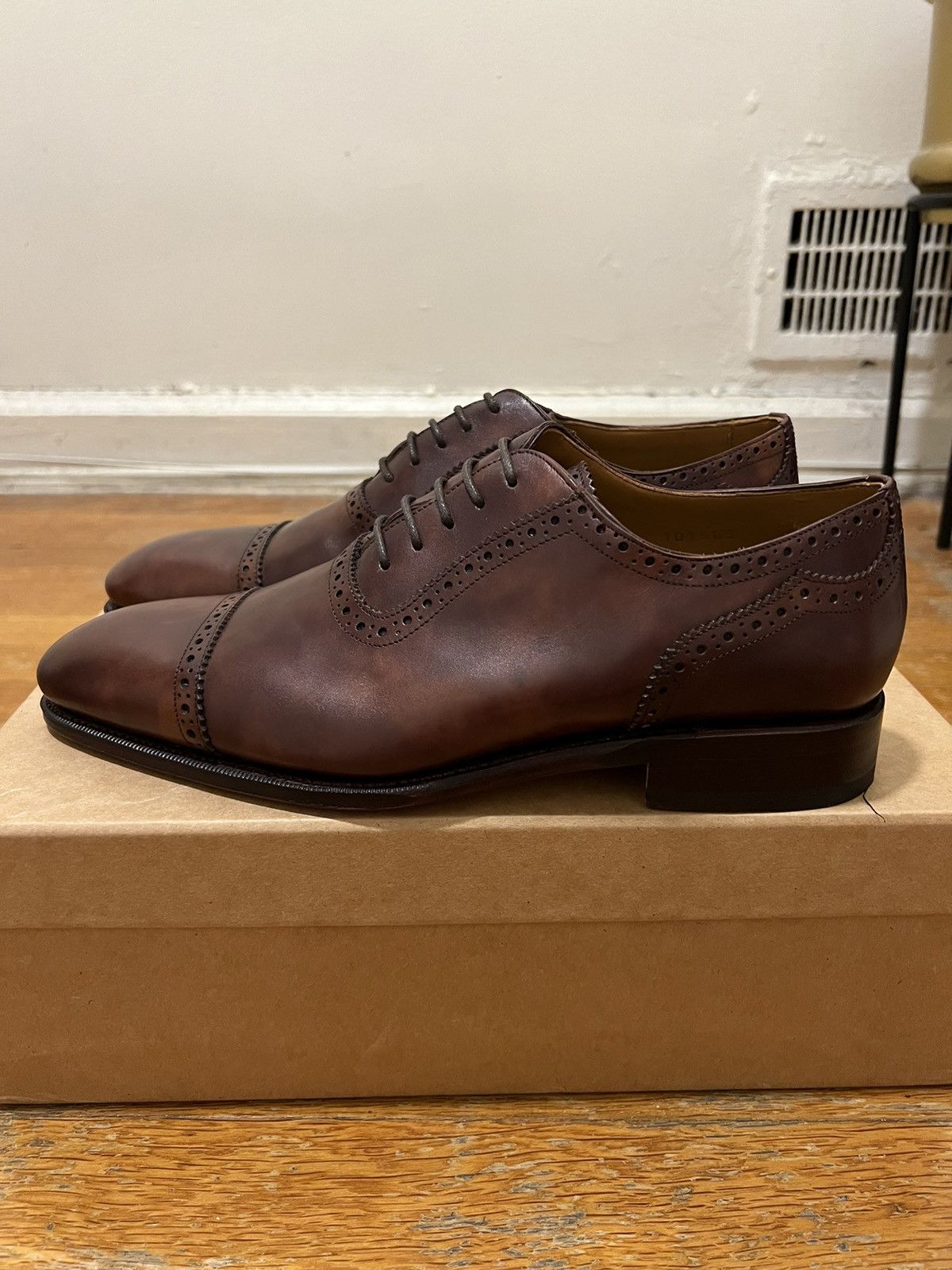 Meermin MEERMIN COGNAC MUSEUM SHOES | Grailed