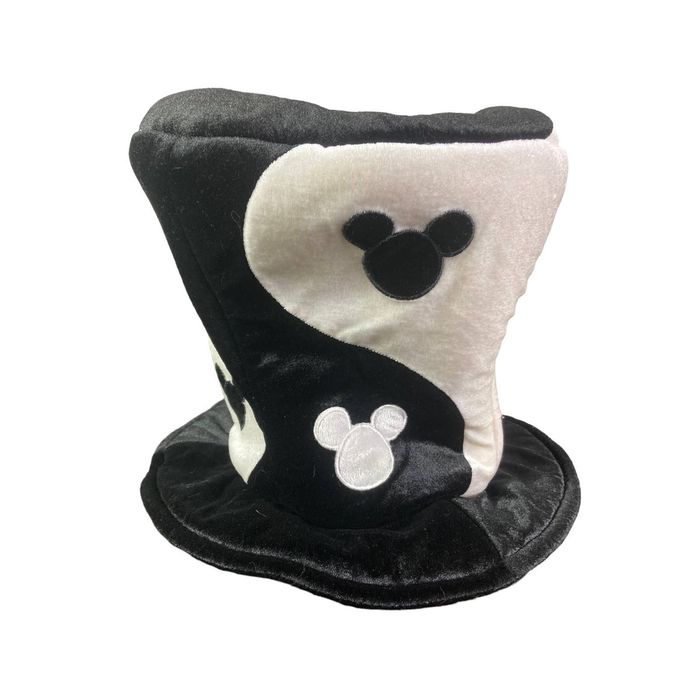 Disney Disney World Mickey Mouse Top Hat Velvet Black White Adult | Grailed