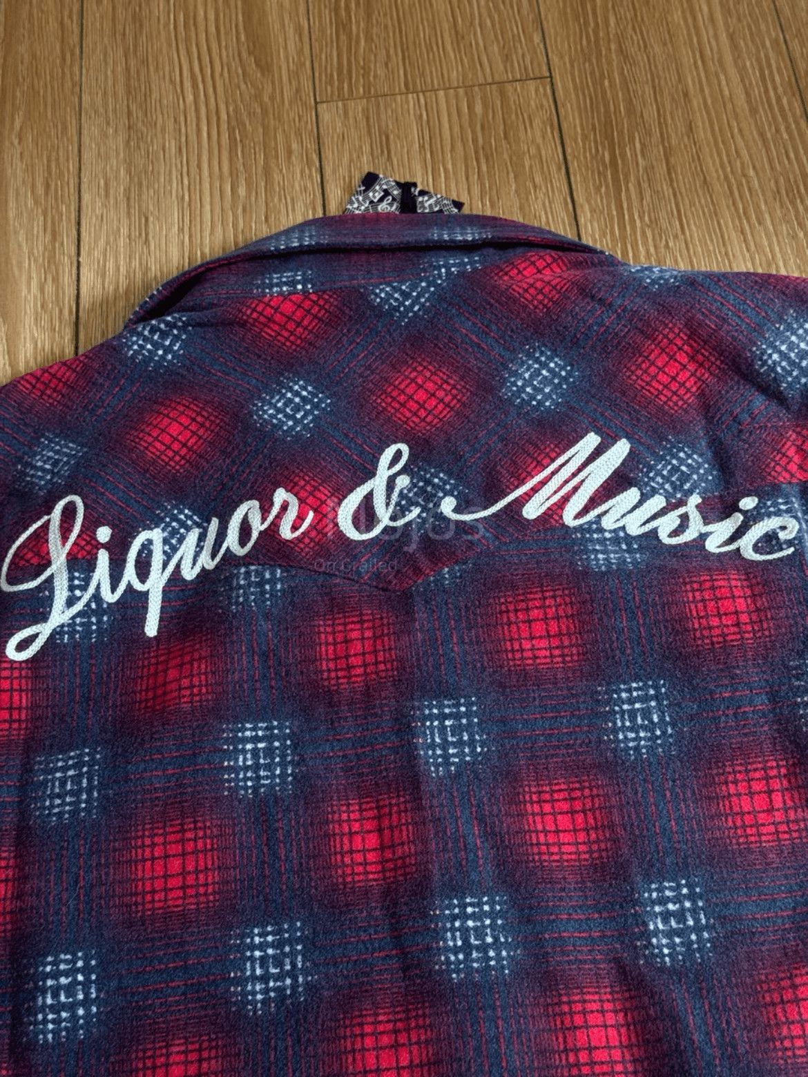 Number (N)ine Sz 4 Number Nine Half Button Fannel Plaid Shirt | Grailed