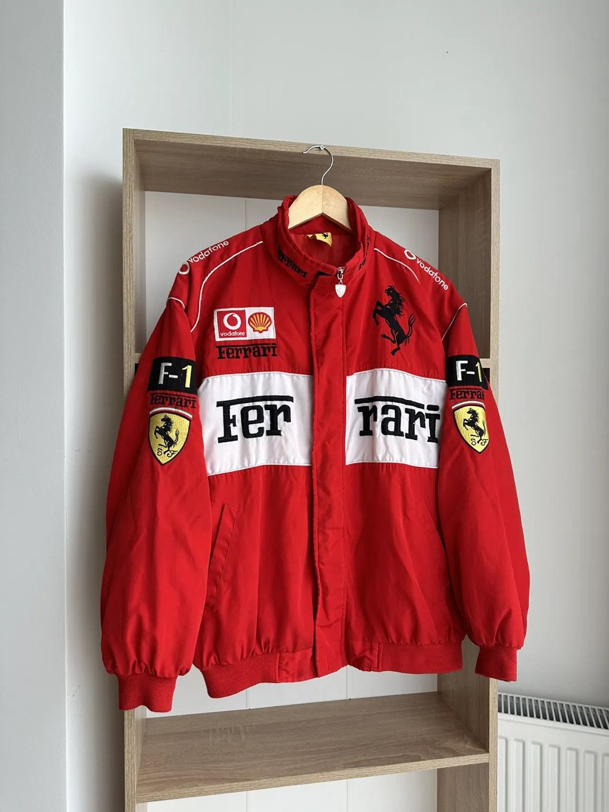 Ferrari × Racing × Vintage Vintage Ferrari Racing Jacket Red Formula 1 ...