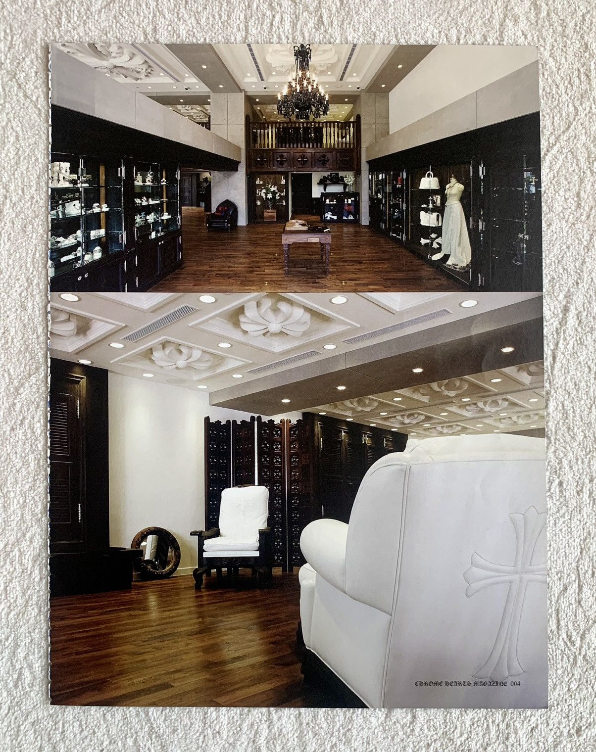Chrome Hearts Chrome Hearts rare 8x11 magazine cutout Poster | Grailed
