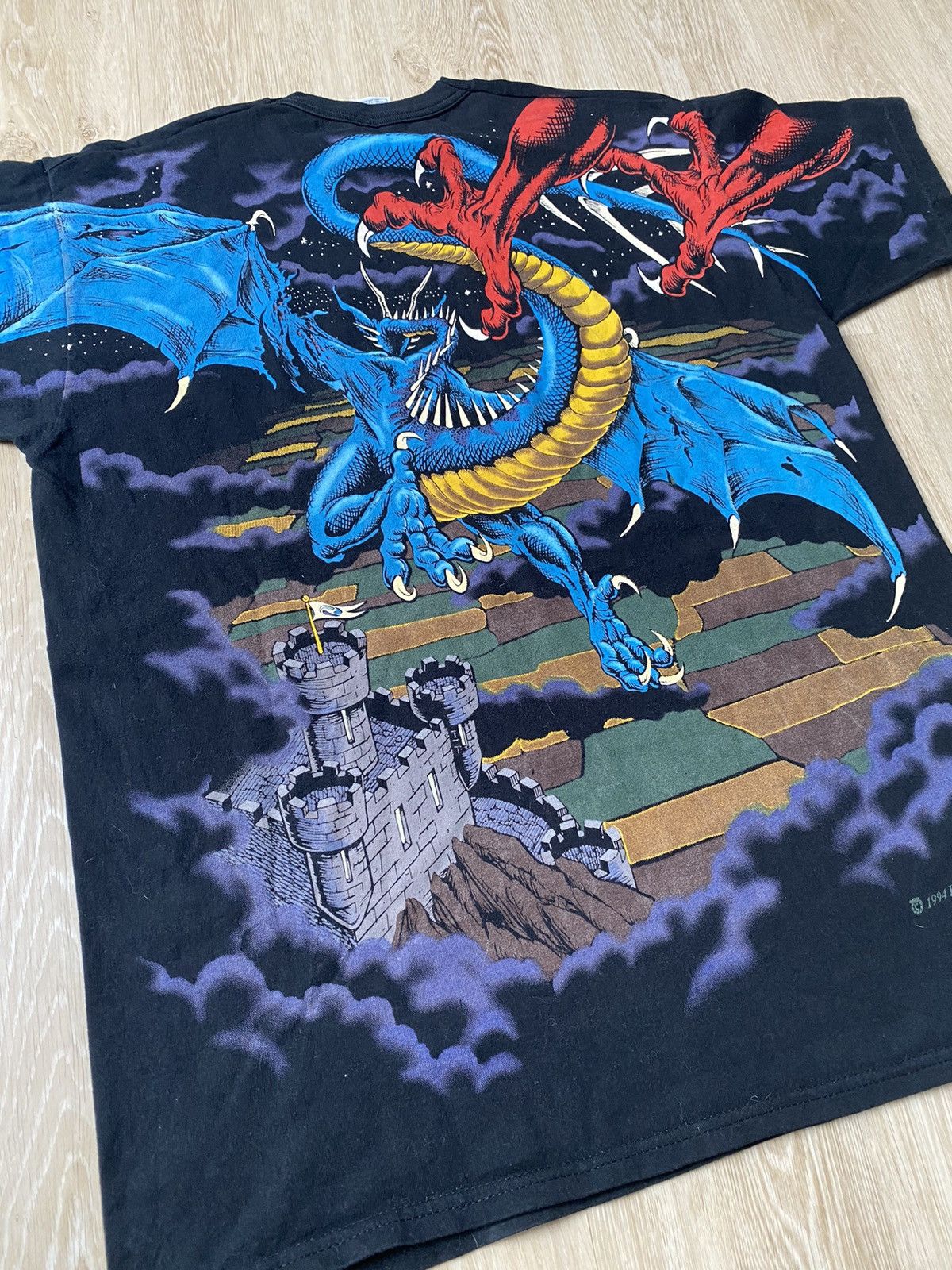 Liquid Blue × Vintage 1994 Liquid Blue Dragon Dragons XL | Grailed