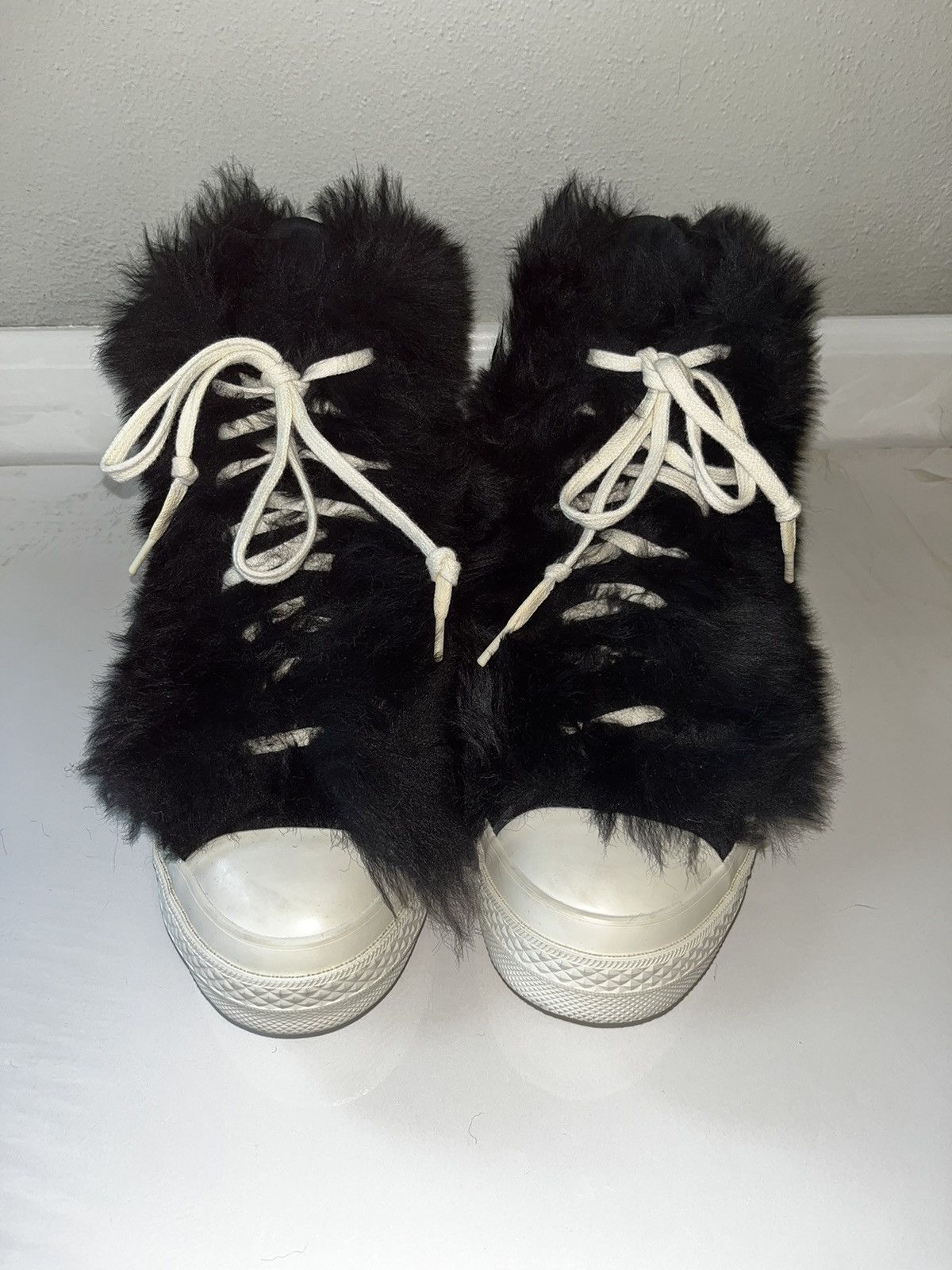 Ambush Design × Converse Converse x AMBUSH Chuck 70 High Fuzzy Black ...