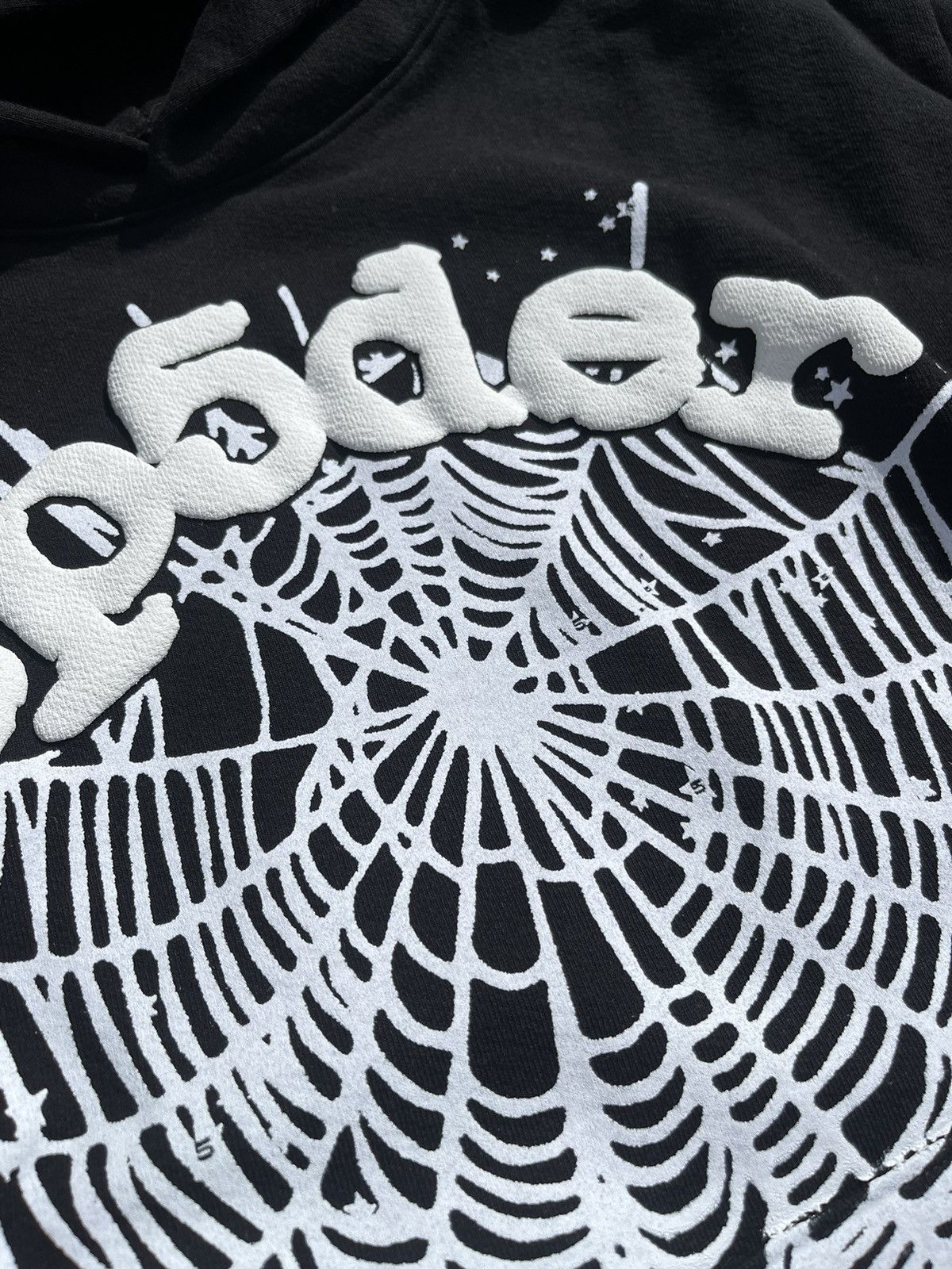 Spider Worldwide sp5der OG Web Hoodie Black | Grailed
