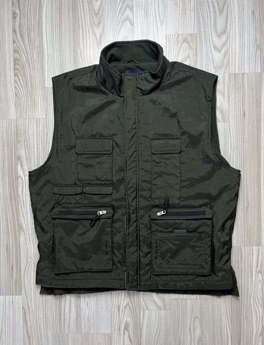 Gap Gap tactical vest with Fleece interior nad Lots of pockets | Grailed