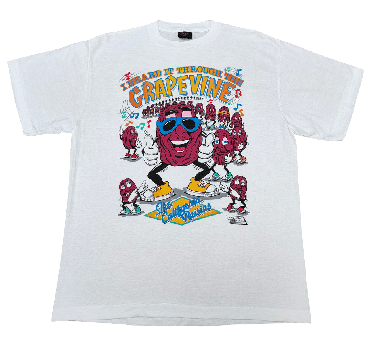 Band Tees × Vintage 1987 Vintage The California Raisins Band T | Grailed