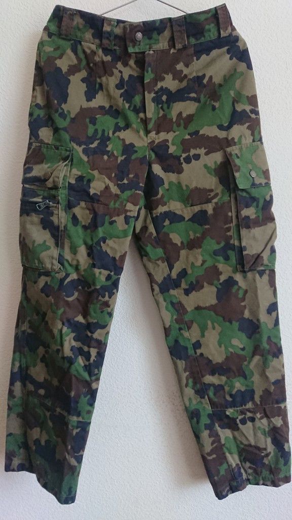 Military Vintage Swiss TAZ-90 Camo Combat Dress Uniform Trousers | Grailed