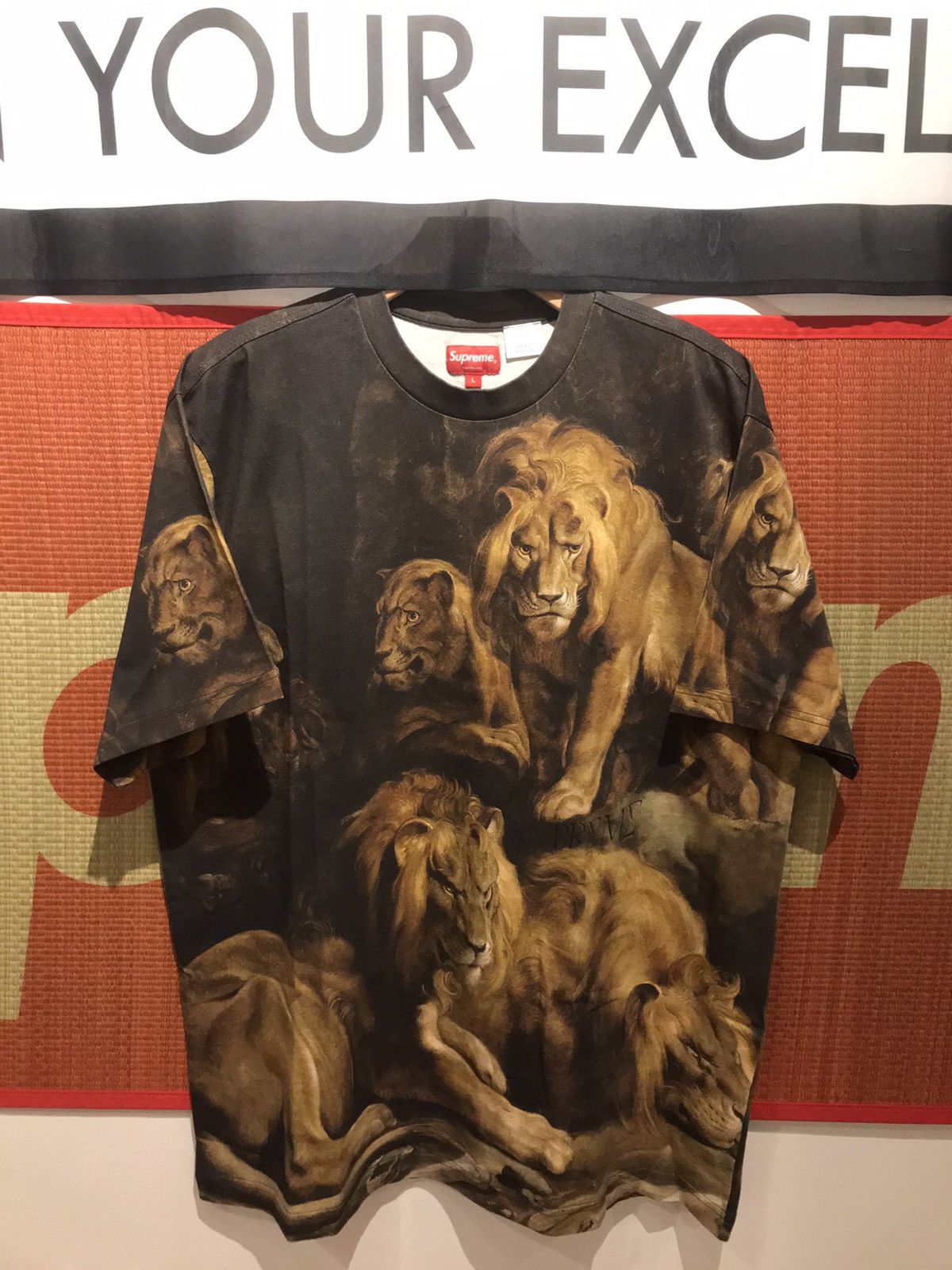 Supreme Deadstock FW22 supreme lion den animal aop all over print | Grailed