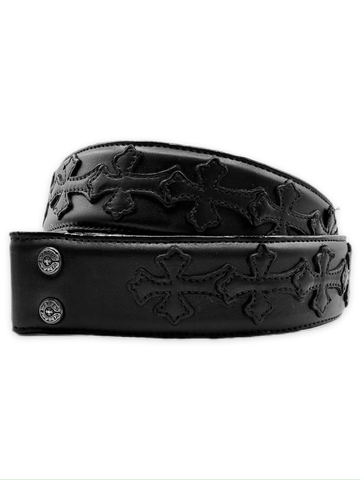 Chrome Hearts Chrome Hearts Cemetery Cross Patch Black Destroyer ...