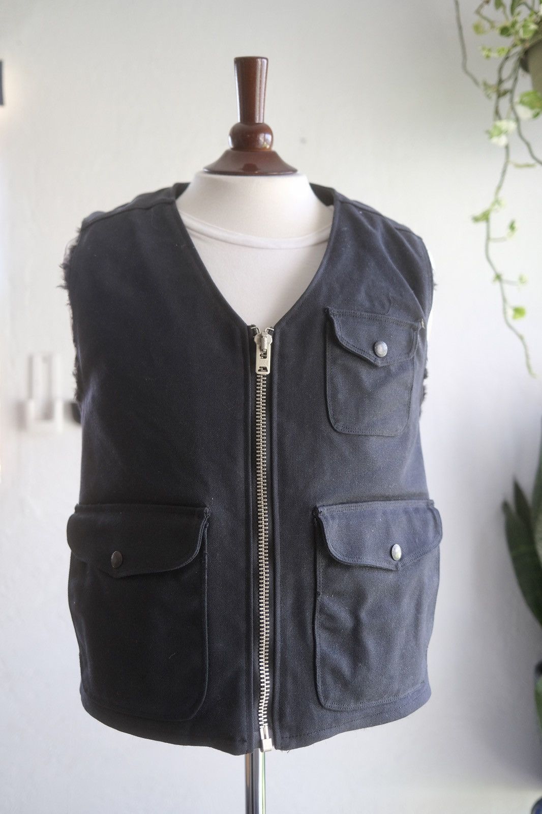 Freenote × Freenote Cloth Freenote Teamster Vest Black Canvas | Grailed