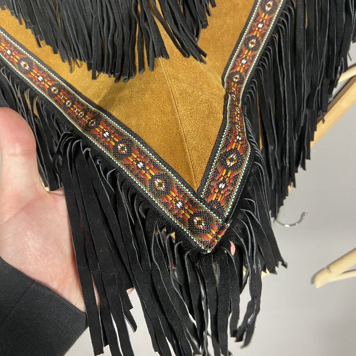 Vintage Vintage Leather Cowboy Cape | Grailed