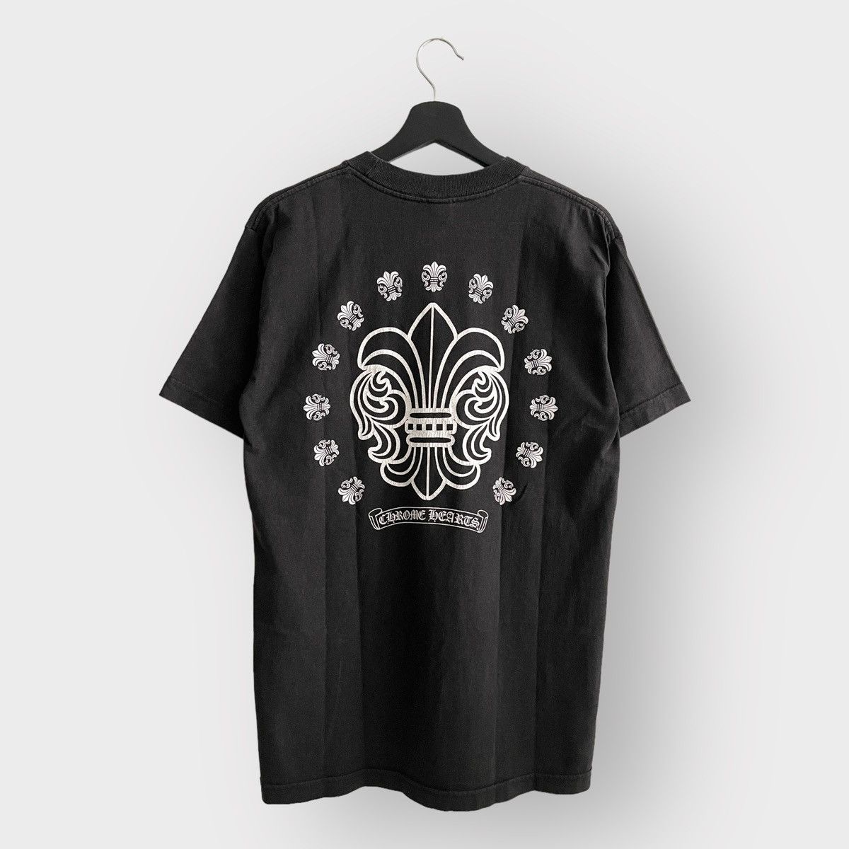 Chrome Hearts STEAL! 2000s Chrome Hearts Jumbo Crosses Logo Pocket Tee ...