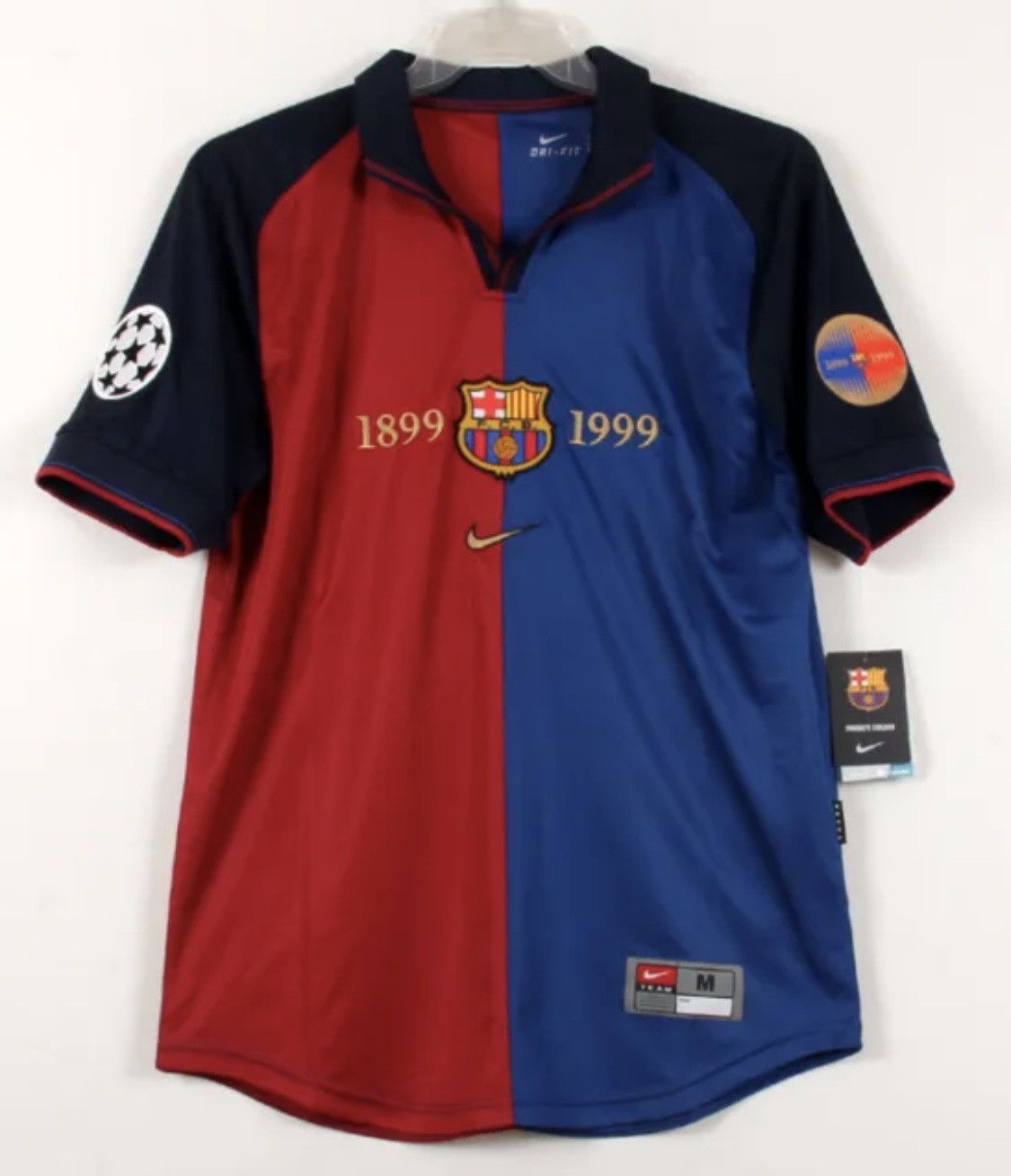 Nike × Soccer Jersey × Vintage Rivaldo Barcelona 1899-1999 Century ...