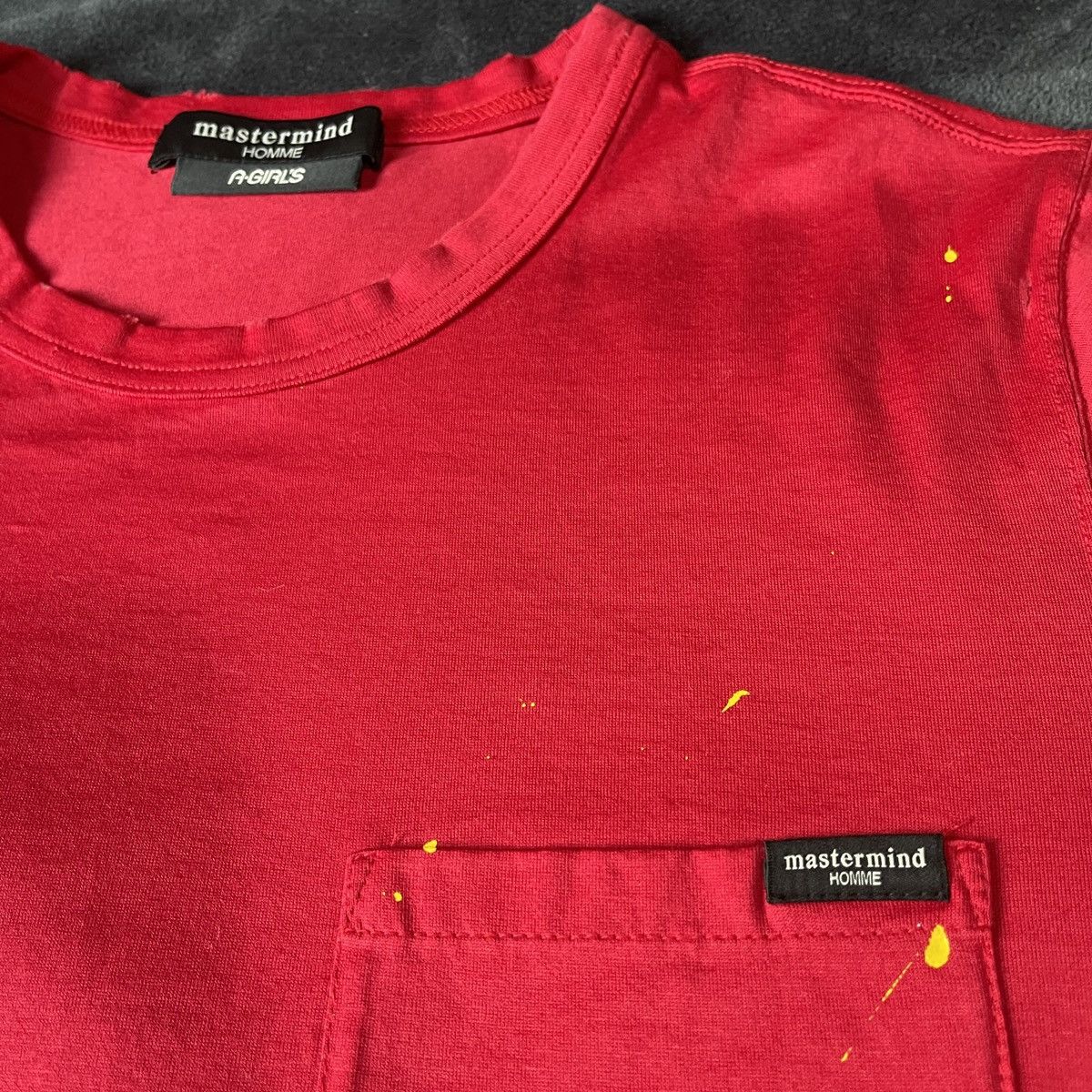 Mastermind Production × Mastermind World Mastermind Red Paint Splatter ...