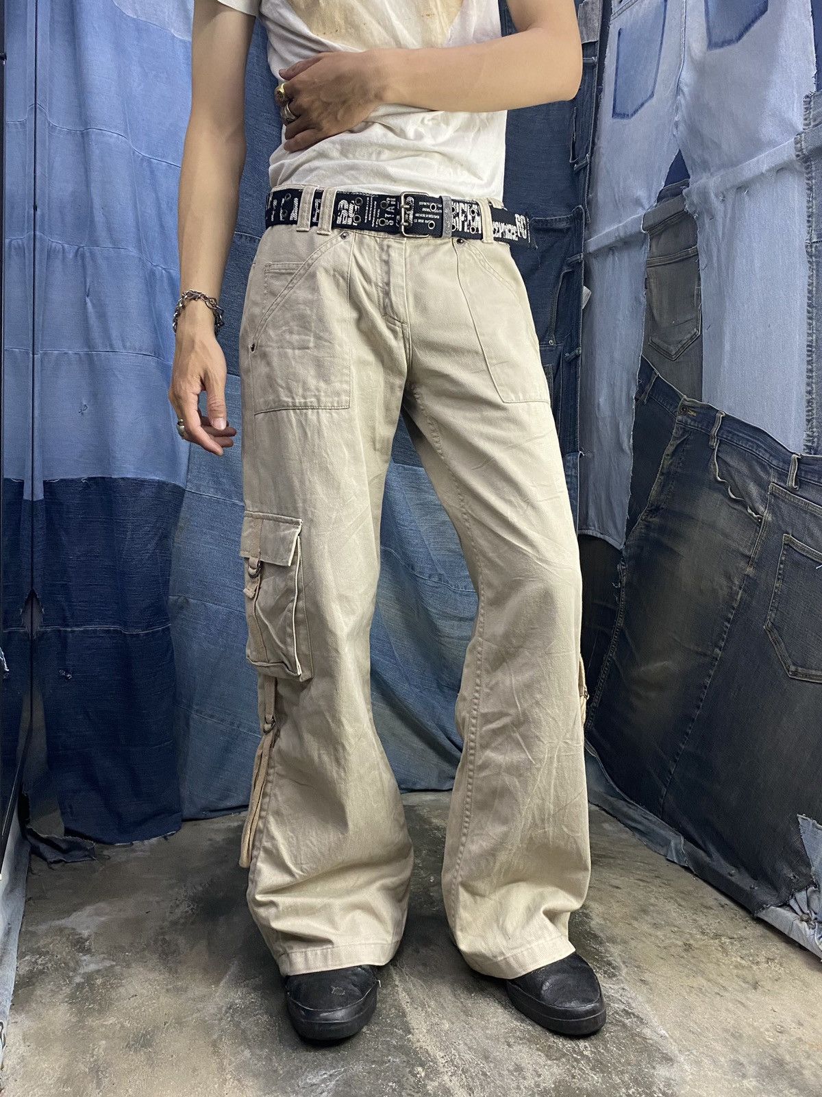 Beauty Beast × Hysteric Glamour × Japanese Brand flare cargo bondage ...