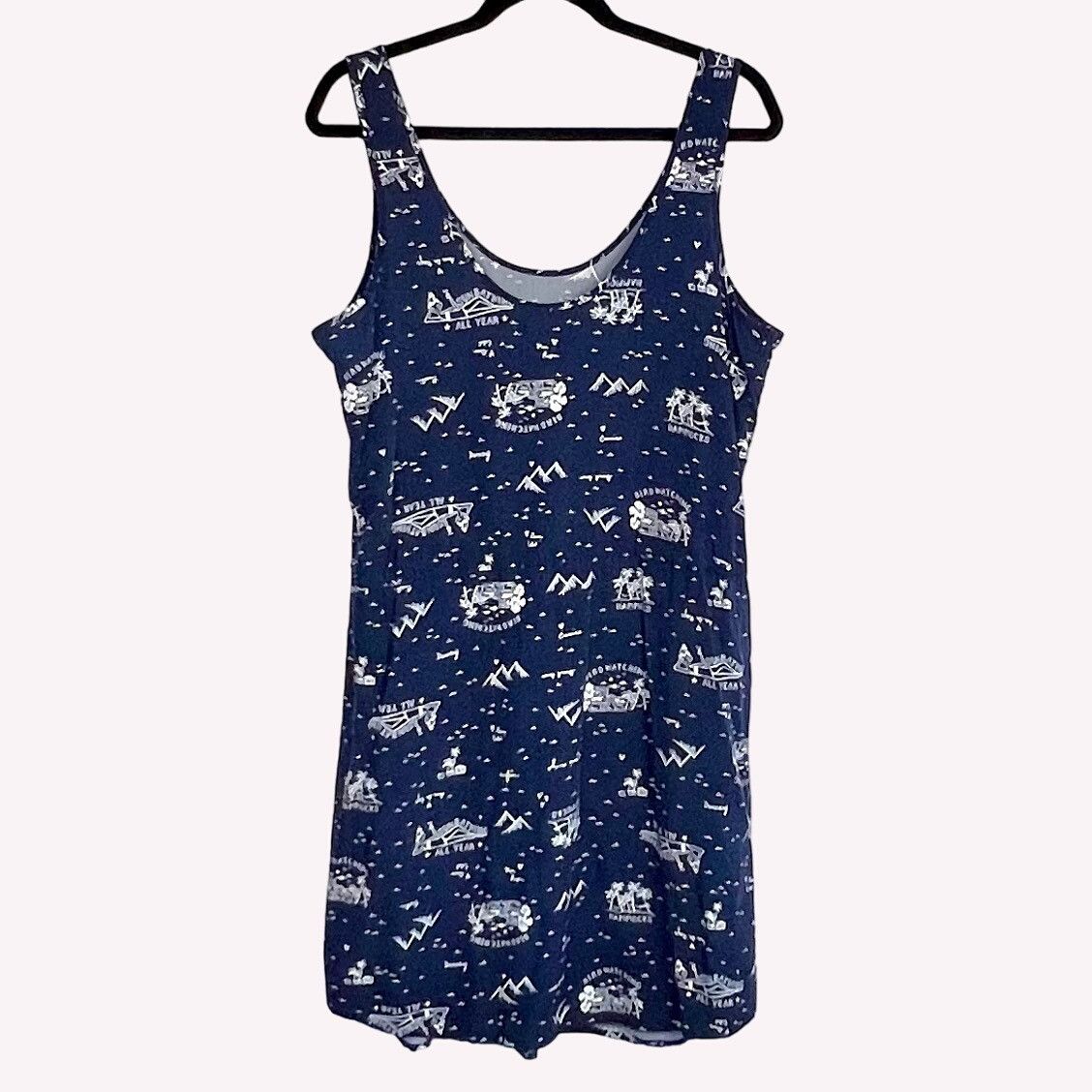 Gap Gap Women's Navy Blue & White Beach Themed Sleeveless Tank | Grailed