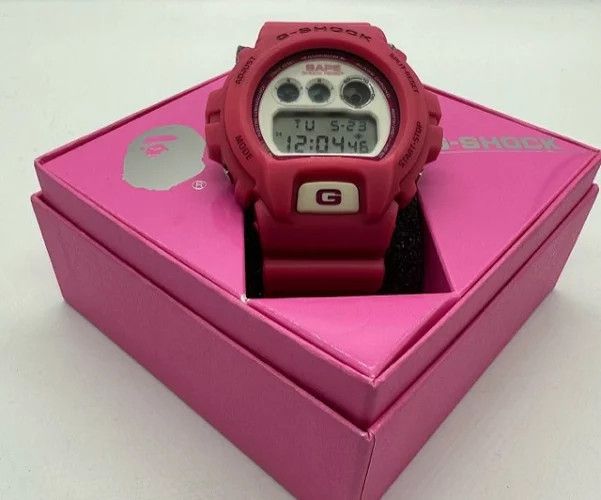 Bape × Casio A BATHING APE CASIO Gshock 2006aw Limited Watch Pink | Grailed