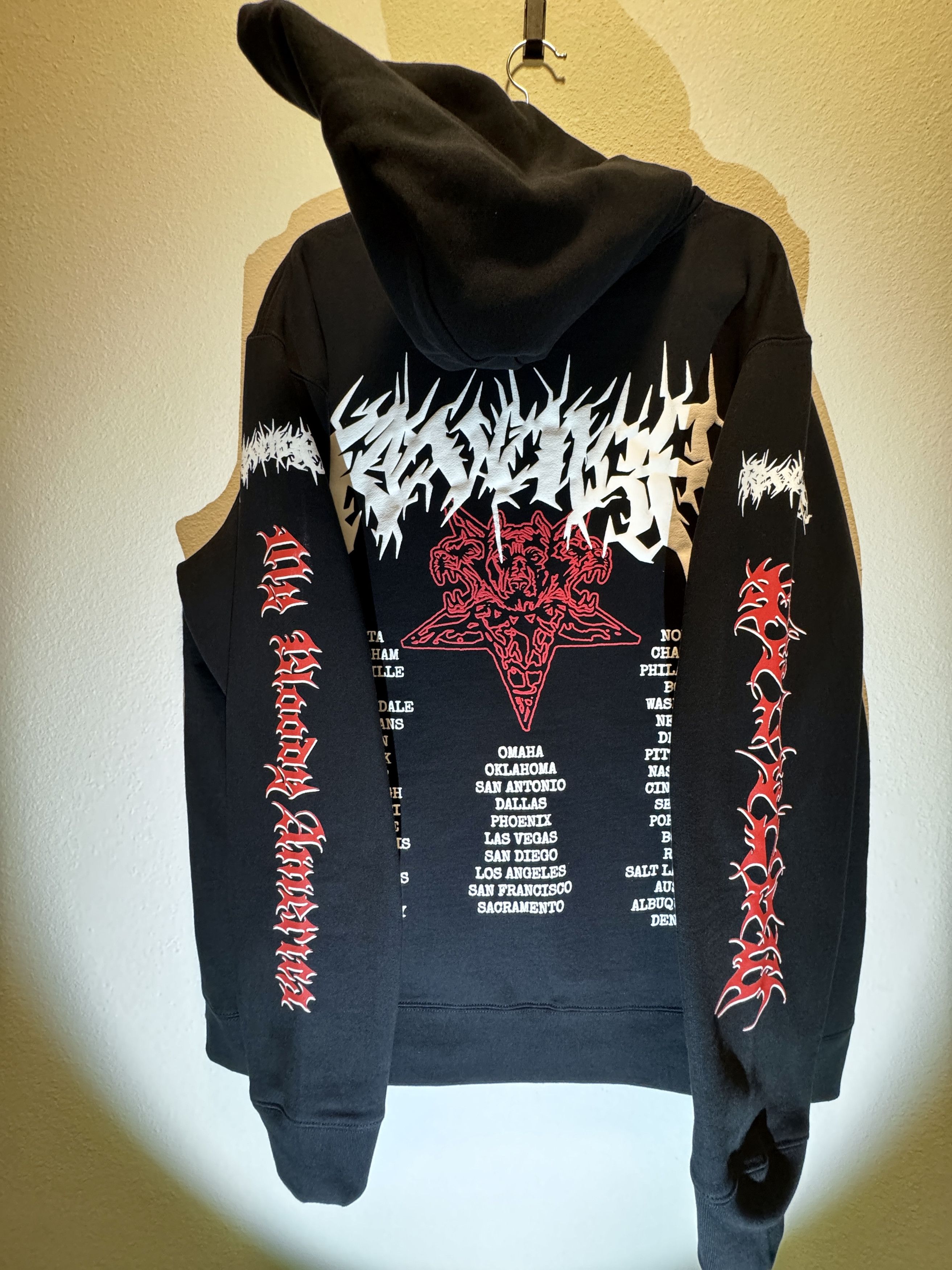 City Morgue × Revenge Metal - hoodie | Grailed