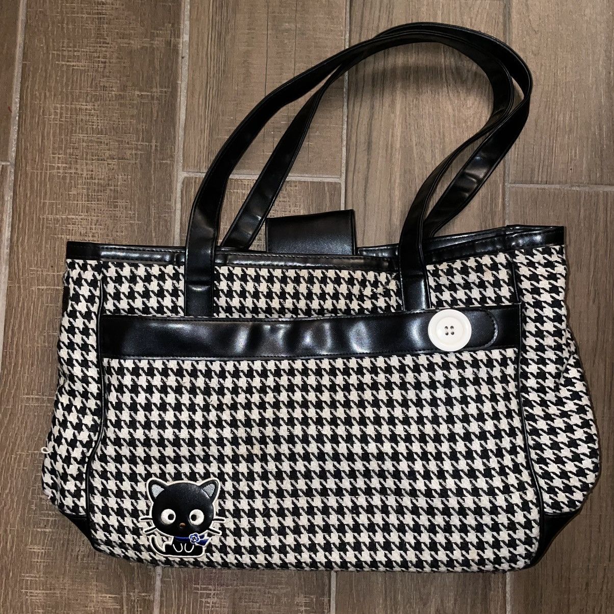 Vintage Vintage 2007 Sanrio Chococat Hello Kitty Houndstooth Purse ...