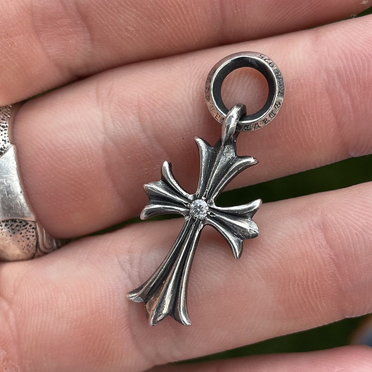 Chrome Hearts Chrome Hearts Tiny Cross Diamond | Grailed