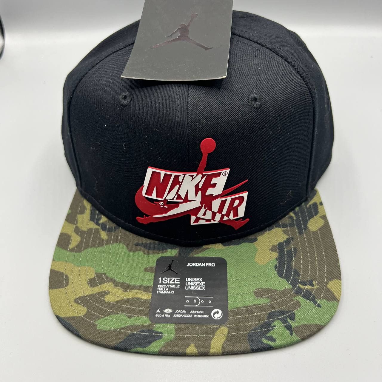 Jordan Brand Nike Air Jordan Hat Men Black Camo Jumpman Snap Back Cap ...