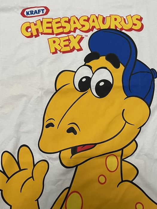 Vintage vintage kraft cheesasaurus rex aop single stitch | Grailed
