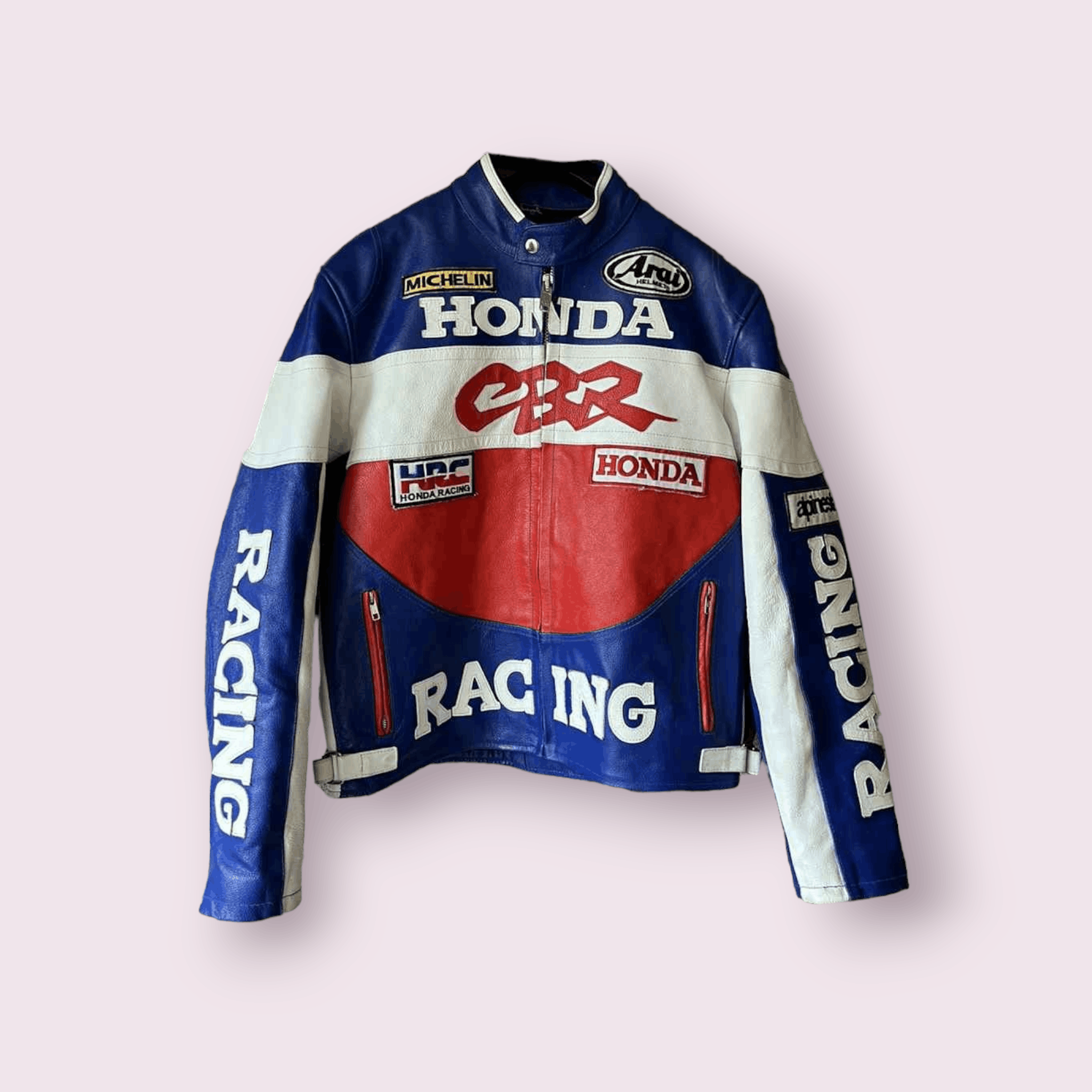 Vintage 🔥Vintage 🔥 Honda Racing Leather Jacket | Grailed