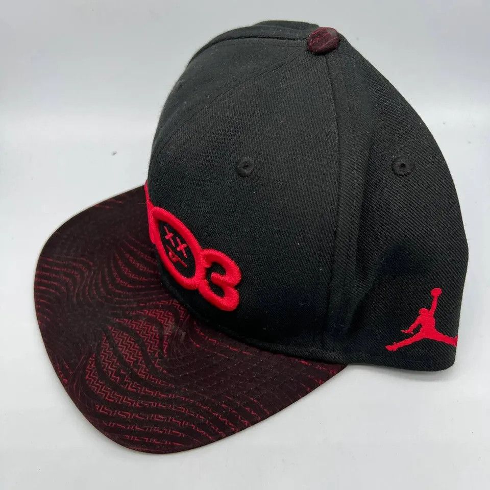 Jordan Brand Air Jordan Flu Game Jumpman Hat Snapback Cap Black Men ...
