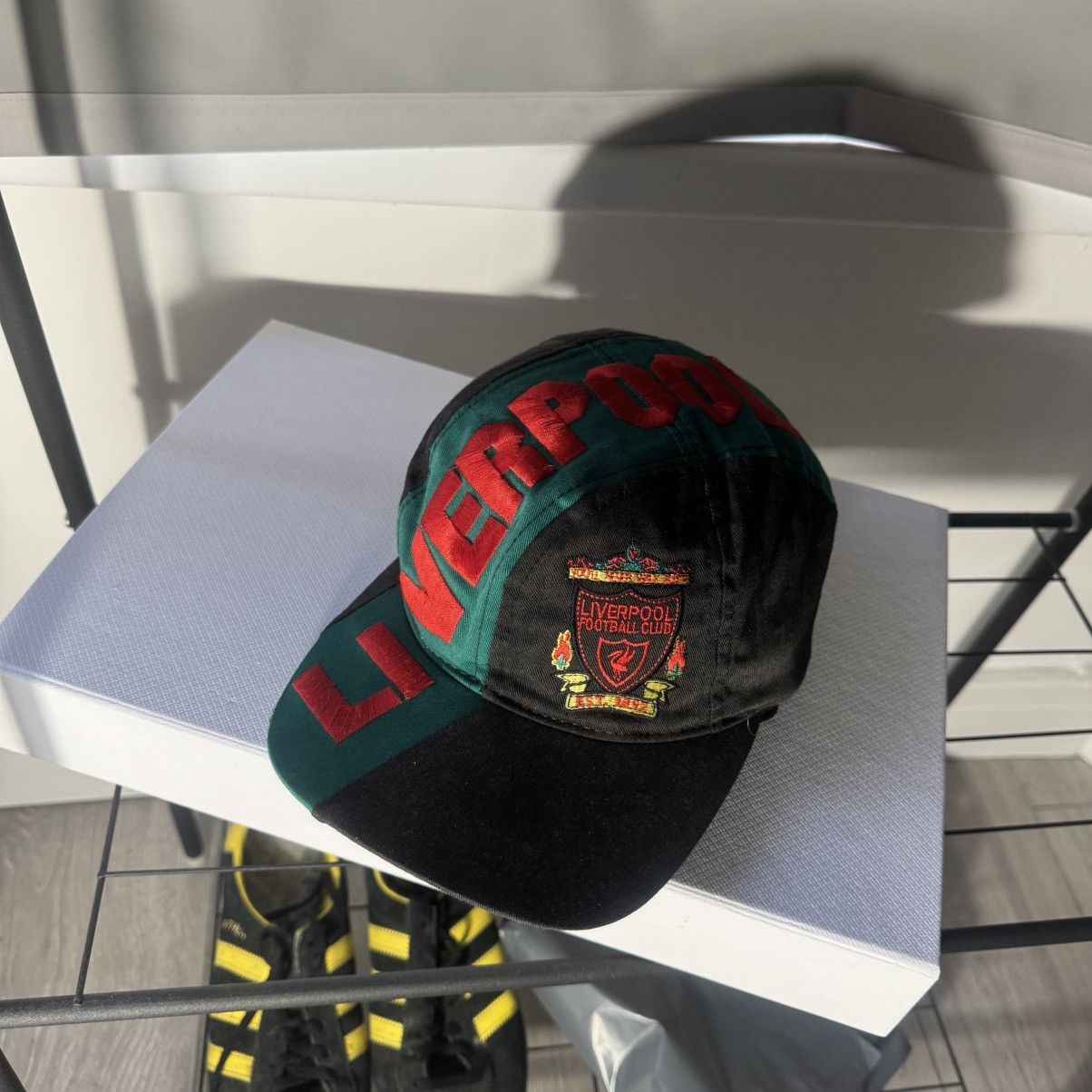 Vintage Ultra Rare Vintage Retro 90s Liverpool FC Anfield Logo green ...