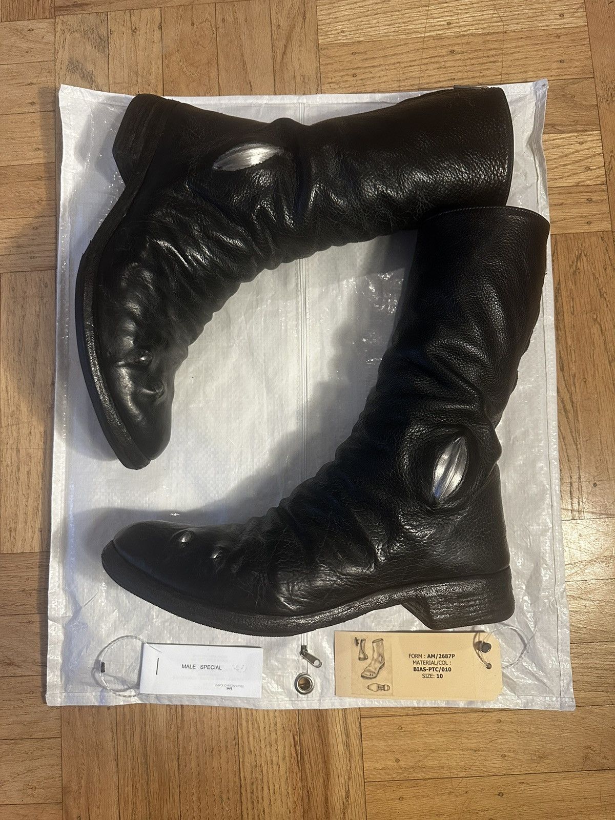Carol Christian Poell Carol Christian Poell prosthetic boots | Grailed