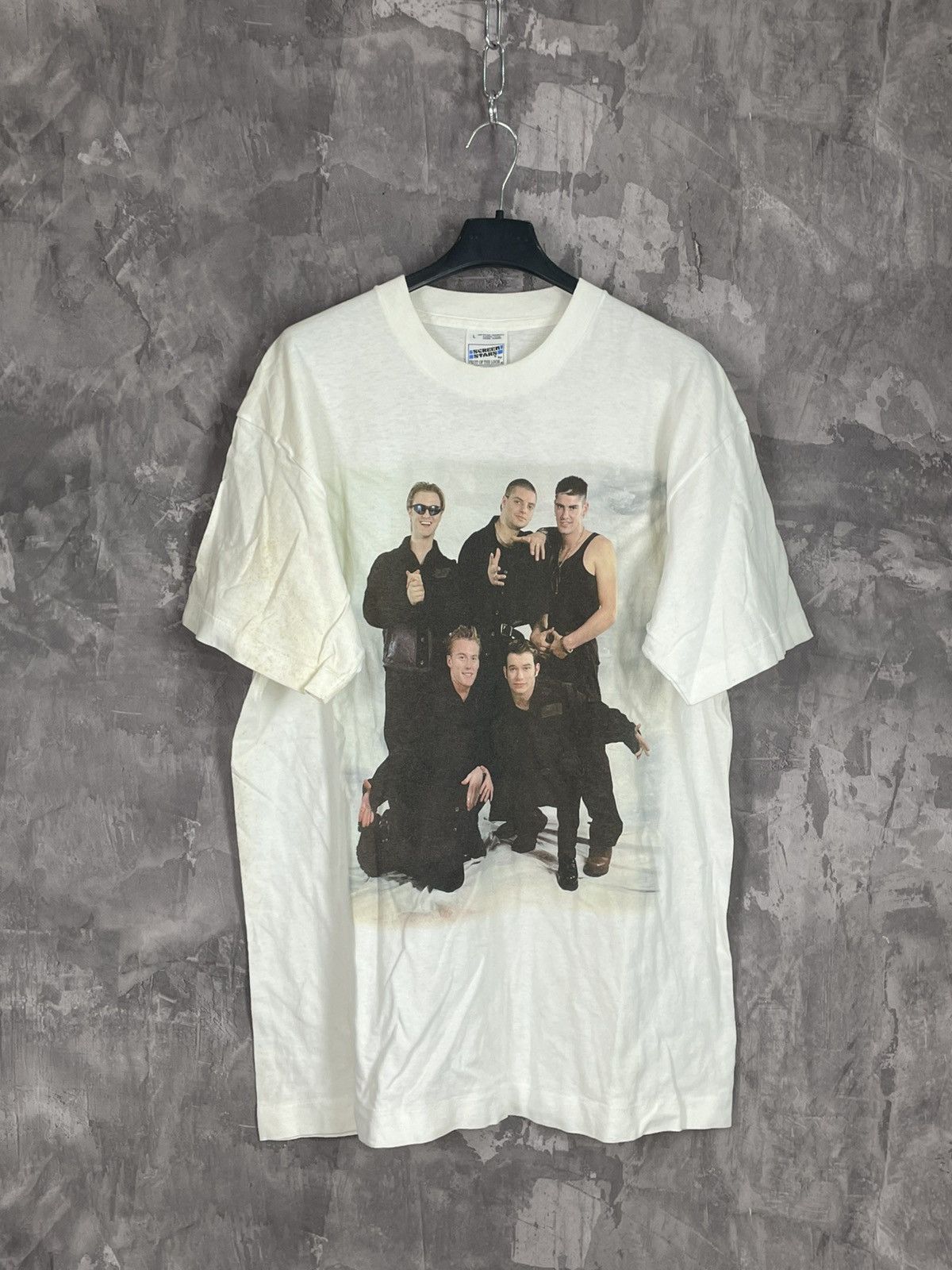 Band Tees × Rock T Shirt × Vintage 1996 Vintage Boyzone Band Tour T ...