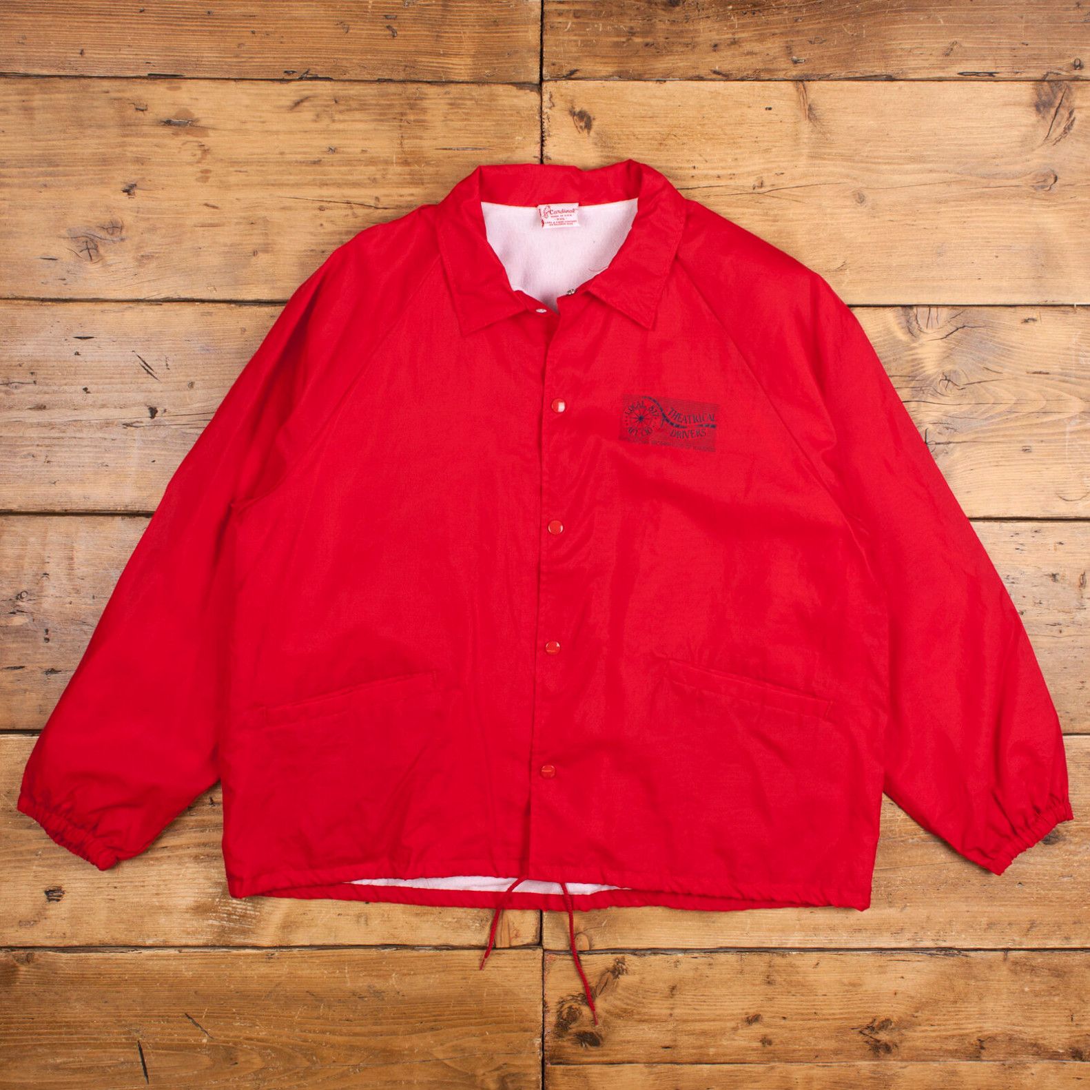 Coach Vintage Cardinal Coach Jacket 2XL 80s USA Made Red Snap | Grailed