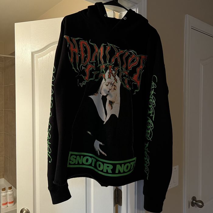 Playboi Carti Homixide Gang Snot or Not Tour Hoodie | Grailed