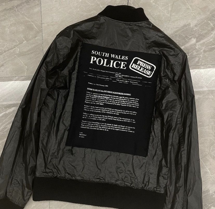 Raf Simons Raf Simons 01AW Riot Bomber Applique Jacket | Grailed