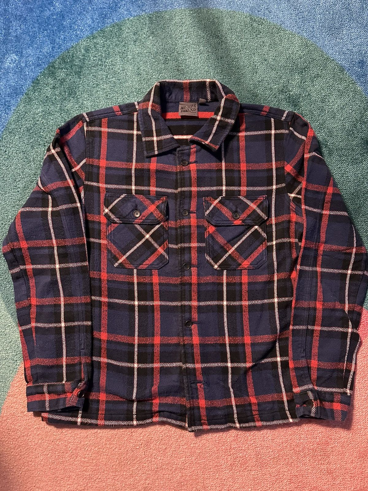 Naked & Famous Naked and Famous Heavy Flannel Work Shirt | Grailed